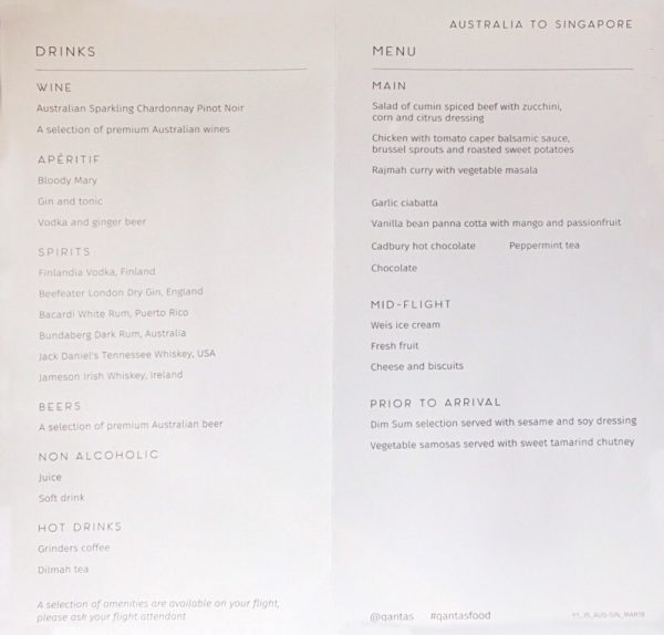 Qantas A380 economy review | The Foodie World